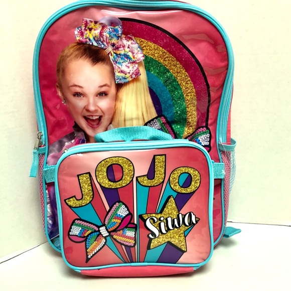 JoJo Siwa | Accessories | Jojo Siwa Girls Backpack Lunchbox Combo ...